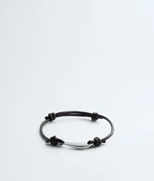 Bottega Veneta Sardine Leather Bracelet - Espresso