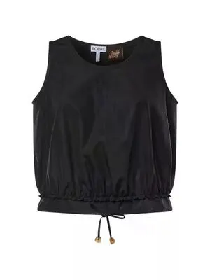 Loewe Anagram Embroidered Drawstring Tank Top