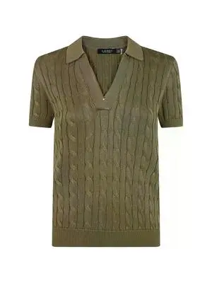 Ralph Lauren Cable-knit Polo Top