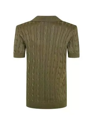 Ralph Lauren Cable-knit Polo Top