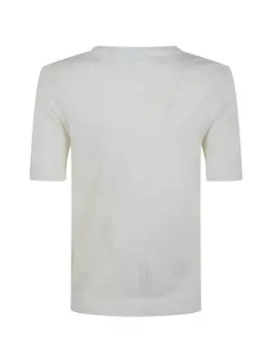 BLUGIRL Short-sleeve T-shirt With Floral Appliqu