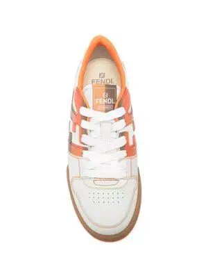 Fendi Calfskin Match Trainers - Neutrals
