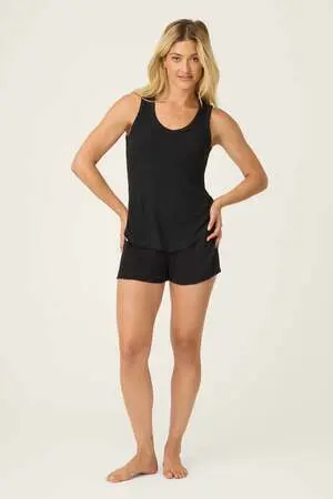 PJ Salvage Textured Essentials Short Pajama Set