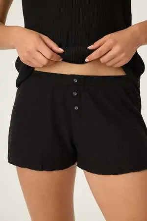 PJ Salvage Textured Essentials Short Pajama Set