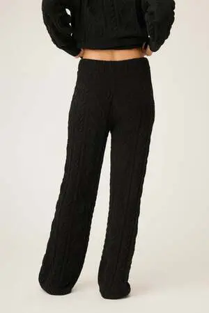 PJ Salvage Chenille Cable Knit Lounge Pants