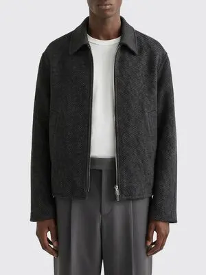 JIL SANDER Virgin Wool Zip-up Shirt Jacket - Grey