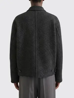 JIL SANDER Virgin Wool Zip-up Shirt Jacket
