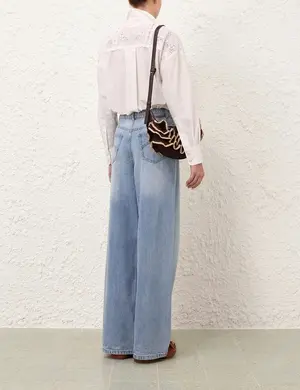 Zimmermann Sundance Embroidered Shirt