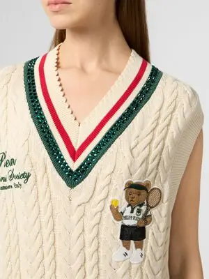 Philipp Plein Knitted Waistcoat