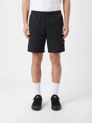 Stone Island Elasticated Waist Shorts - Black