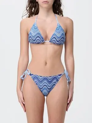 MC2 SAINT BARTH Bikini Top - Blue