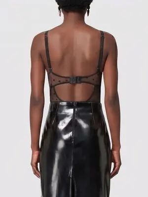 Fiorucci Polka Dot Tulle Off-the-shoulder Top