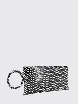 TOM FORD Python-print Calfskin Clutch With Side Handle - Black