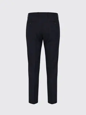 BRIGLIA 1949 Virgin Wool Slim Fit Tailored Trousers - Blue