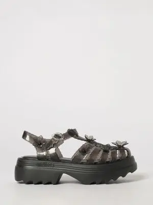 MELISSA X SUSAN FANG Pvc Platform Sandals With Floral Appliqu