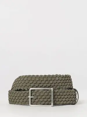 Armani Exchange Woven Belt - Brown