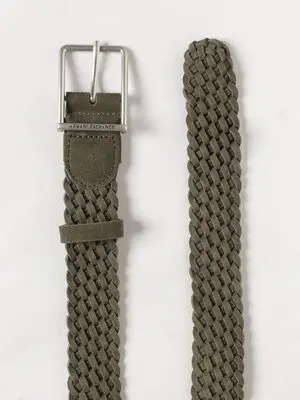 Armani Exchange Woven Belt - Brown