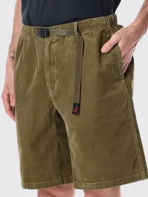 Gramicci Corduroy Shorts With Elasticated Waistband - Green