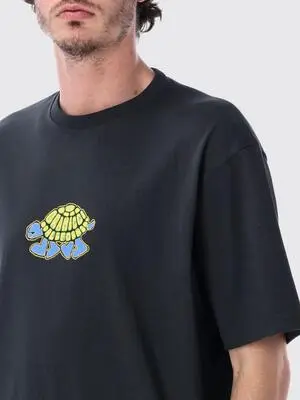 Gramicci Short-sleeved Cotton T-shirt With Wildlife Graphic Print