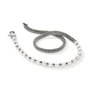 John Hardy Essential Pearl Wrap Bracelet
