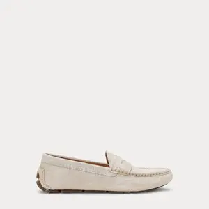 Ralph Lauren Ralph Lauren Suede Penny Driver Loafers Milkshake
