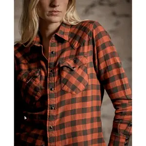 Ralph Lauren Plaid Cotton-linen Western Shirt
