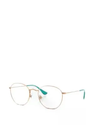 Ray-ban Bernard Round-frame Eyeglasses - Gold