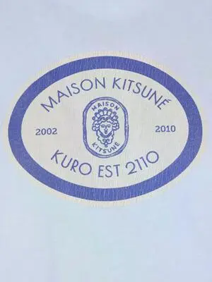 Maison Kitsuné Graphic Logo T-shirt - Blue