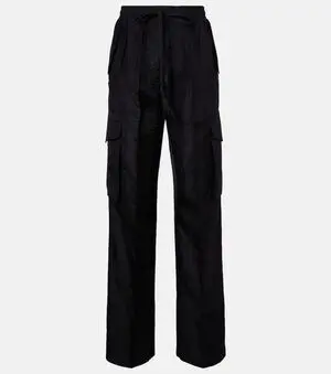Phoebe Philo Silk Cargo Pants