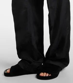 Phoebe Philo Silk Cargo Pants