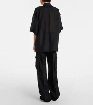 Phoebe Philo Silk Cargo Pants