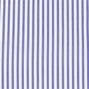 Max Mara Striped Cotton Blouse With Ruffle Cuffs