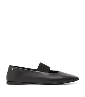 Max Mara Metallic Flats For Women