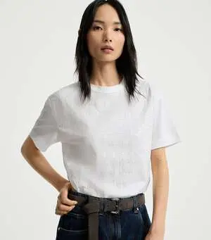 Brunello Cucinelli Cotton Embroidered T-shirt
