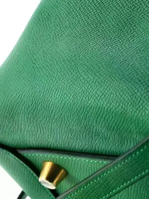 Celine Textured Leather Mini Belt Bag - Green
