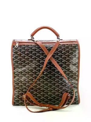 Goyard Saint Leger Briefcase Coated Canvas Backpack