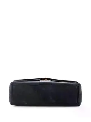 LOUIS VUITTON Monogram Leather Chain Shoulder Bag - Black
