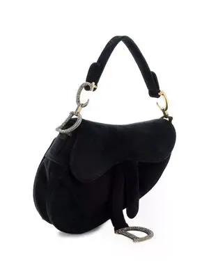 Dior Mini Saddle Shoulder Bag - Black