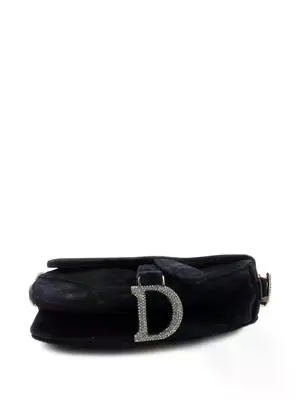 Dior Mini Saddle Shoulder Bag - Black