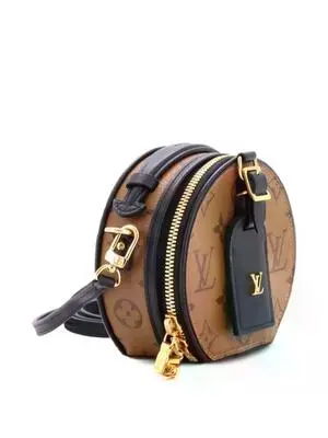 LOUIS VUITTON Mini Boite Chapeau Bag Reverse Monogram Canvas Crossbody