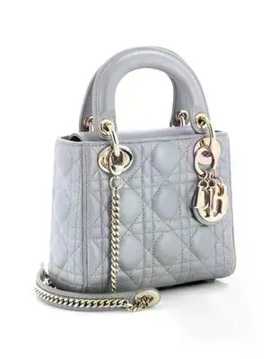 Dior Lady Chain Bag - Grey
