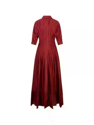 Max Mara Cera Pleated Maxi Dress
