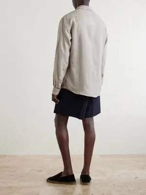Sunspel Linen Shirt - Neutrals