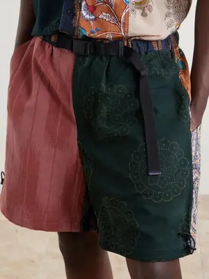 KARDO Kami Wide-leg Belted Cotton Shorts