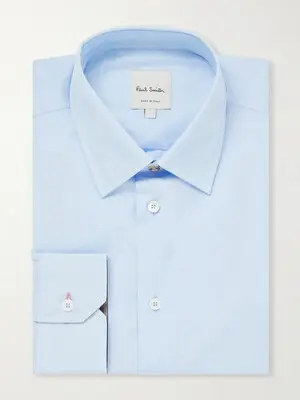 Paul Smith Cotton-poplin Shirt - Blue