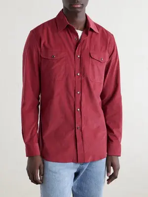 Caruso Cotton-corduroy Shirt