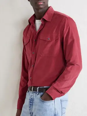 Caruso Cotton-corduroy Shirt
