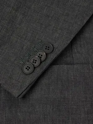 Sunspel Single-breasted Linen Suit Jacket
