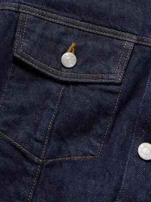 Nn07 Roy 1882 Corduroy-trimmed Organic Denim Jacket