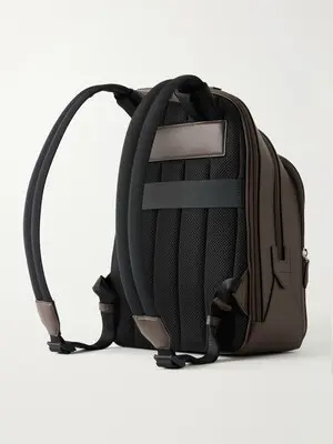 Montblanc Textured-leather Backpack